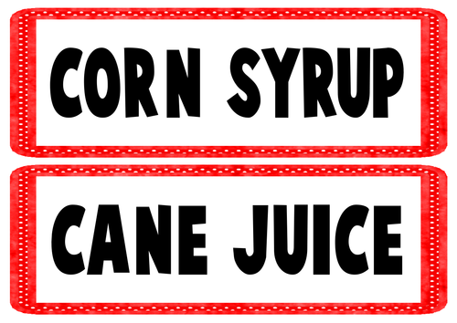 SUGAR TEACHING RESOURCES KS2 DISPLAY FOOD TECHNOLOGY HEALTHY EATING ...