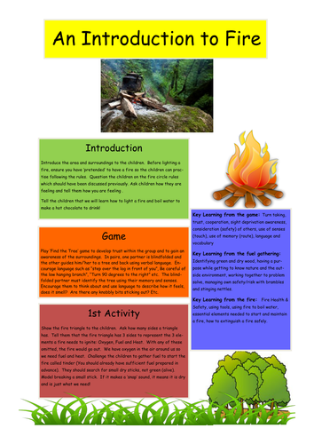 Outdoor Learning Forest School Complete Set of Activities | Teaching ...