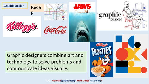 Graphic Design Project L5 Typography Commercialisation | Teaching Resources