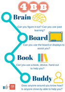 4 Bs before me poster fostering independence | Teaching Resources