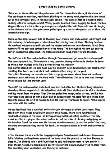 Play script and exploring poor childhoods | Teaching Resources