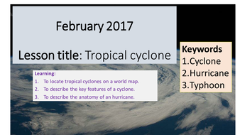 Tropical cyclones | Teaching Resources