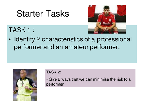 Gcse Pe Warming Up And Cooling Down Teaching Resources