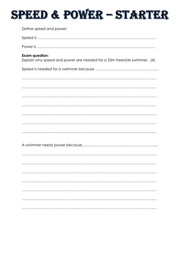 AQA GCSE PE 2016 specification - Physical training worksheets ... AQA GCSE PE 2016 specification - Physical training worksheets ...