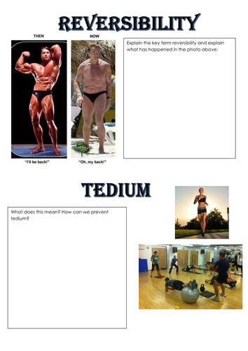 AQA GCSE PE 2016 specification - Physical training worksheets ...
