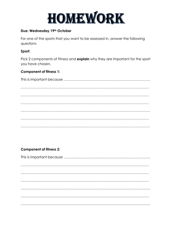 AQA GCSE PE 2016 specification - Physical training worksheets ... AQA GCSE PE 2016 specification - Physical training worksheets ...
