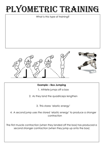 AQA GCSE PE 2016 specification - Physical training worksheets ...