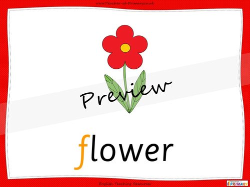 The Letter 'f' - EYFS | Teaching Resources