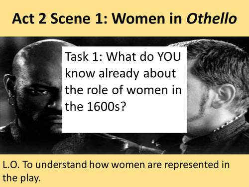 Othello scheme of work | Teaching Resources