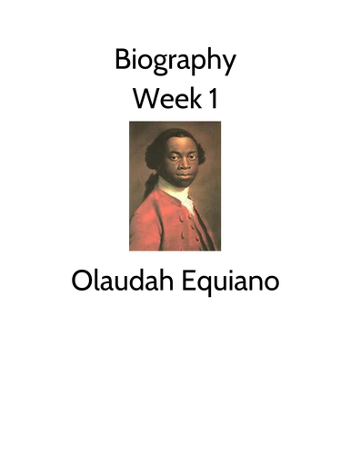Big Write: Biography Olaudah Equiano Slavery | Teaching Resources