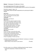 Edexcel GCSE 'The Merchant of Venice' 15 extracts with questions a) & b) by Walbere | Teaching ...