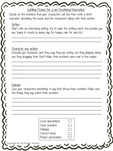 Complete Lesson Writing Emotion in Narrative – The Boy in the Dress ...