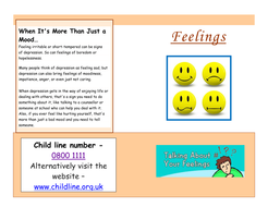 My feelings information booklet | Teaching Resources