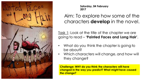 SOW FOR LORD OF THE FLIES | Teaching Resources