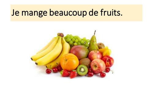 Healthy lifestyle in French. | Teaching Resources