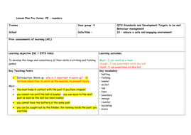 Athletics and rounders lesson plans | Teaching Resources
