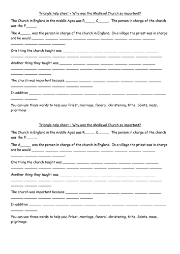 How important was the church in Medieval England? | Teaching Resources