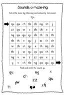 Phonics Phase 3 Sounds A-maze-ing | Teaching Resources
