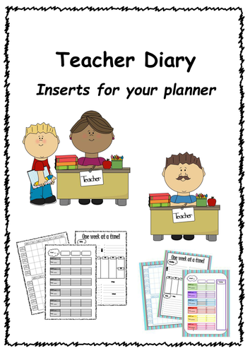 Teacher Diary - for your teacher planner | Teaching Resources