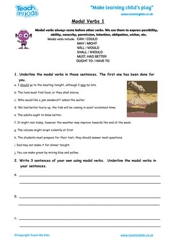 Modal Verbs | Teaching Resources