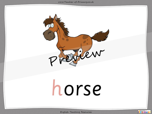 The Letter 'h' - EYFS | Teaching Resources