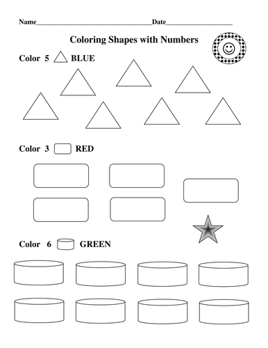 Colors and Numbers Word Search Puzzle PLUS Coloring with Numbers ...