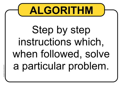 Algorithm Abstraction Decomposition Iteration Poster | Teaching Resources Algorithm Abstraction Decomposition Iteration Poster | Teaching Resources