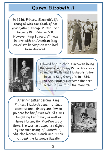 Queen Elizabeth II | Teaching Resources
