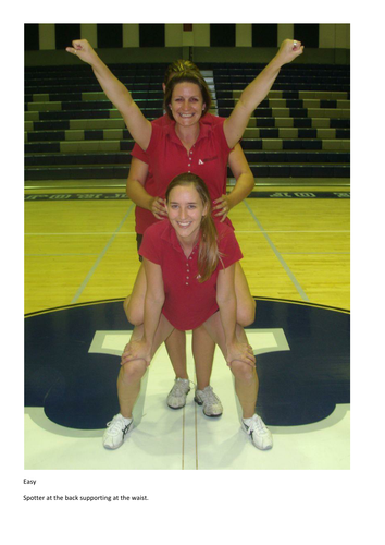 Cheerleading lifts and balances booklet | Teaching Resources