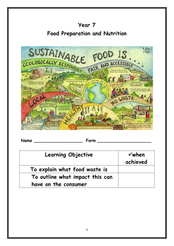 Sustainable Food focuses on Food Wastage | Teaching Resources