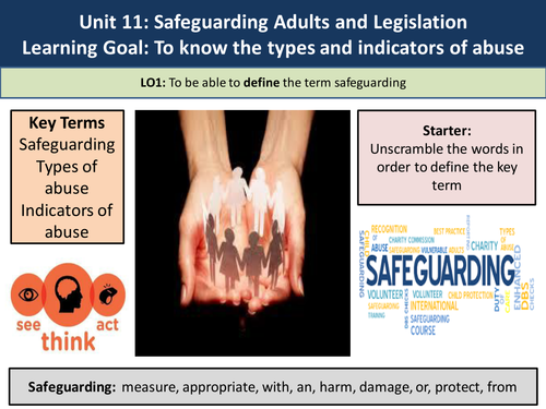 Unit 11 - Safeguarding Vulnerable Adults Health and Social Care ...