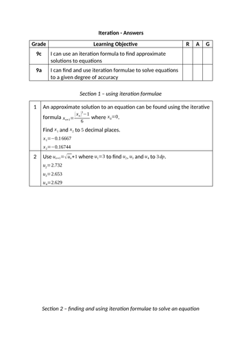 Levelled/Graded Worksheets - Algebra - Editable | Teaching Resources