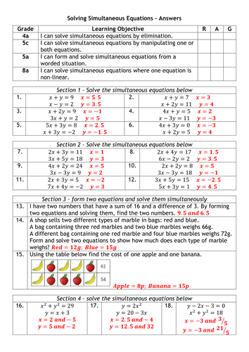 Low Level Math Worksheet