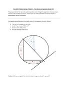 New GCSE Problem Solving: Problem 4 - Sectors to Segments (Grade 8 ...