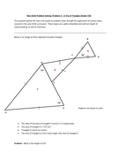 New GCSE Problem Solving: Problem 2 - A Trio of Triangles (Grade 7/8 ...