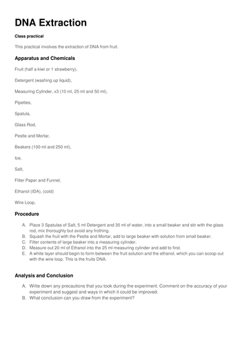 Science Experiments | Teaching Resources