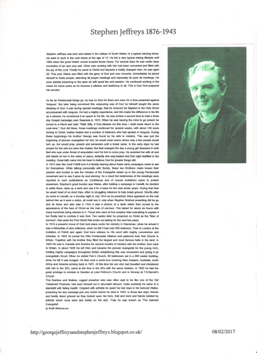 George Jeffreys and the Elim Pentecostal Church | Teaching Resources