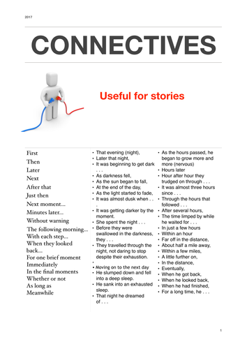 Connective mat phrases useful for stories | Teaching Resources