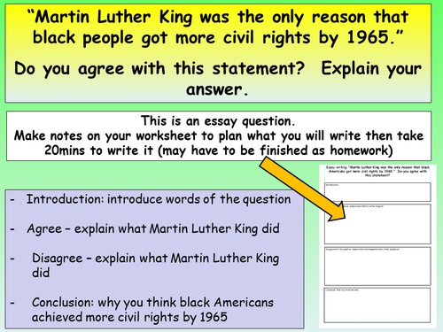 Martin Luther King & Civil Rights | Teaching Resources