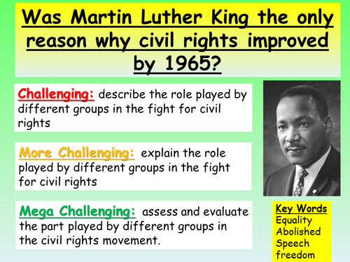 Martin Luther King & Civil Rights | Teaching Resources