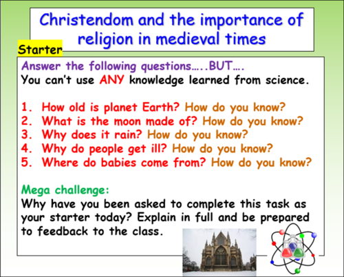 Medieval History: Religion | Teaching Resources