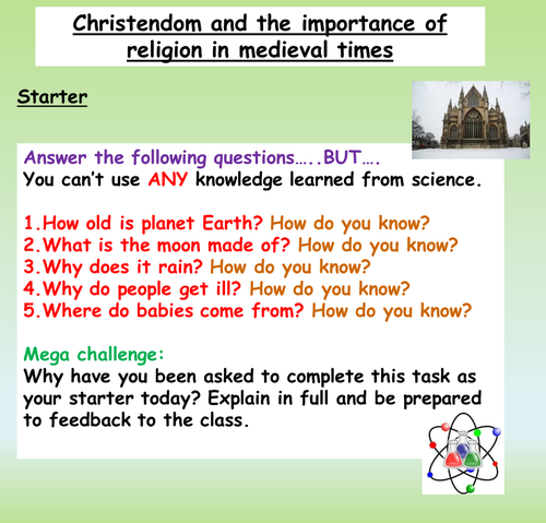 Medieval History: Religion | Teaching Resources