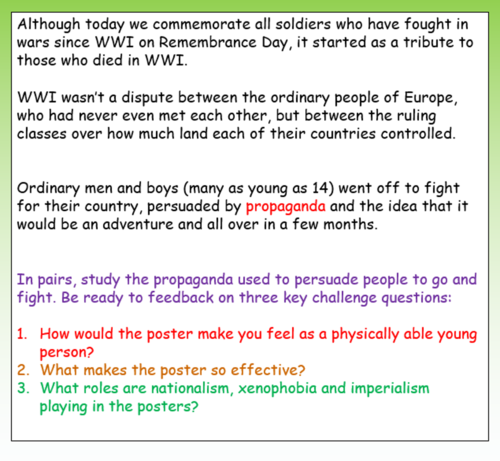 Remembrance Day | Teaching Resources