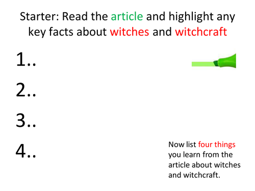 Macbeth Meets the Witches Act 1, Scene 3 - GCSE English Literature ...