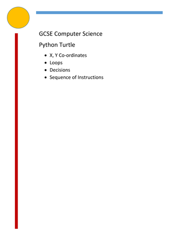 Python Turtle Introduction & Challenges | Teaching Resources Python Turtle Introduction & Challenges | Teaching Resources
