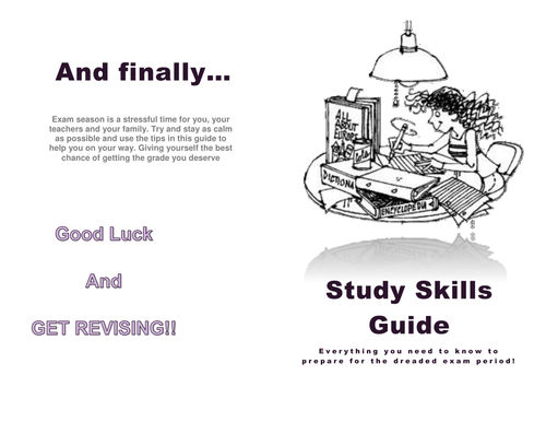 A Guide To Study Skills | Teaching Resources