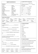 14 New GCSE Spanish Revision Quickies with SOLUTION | Teaching Resources