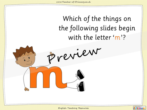 The Letter 'm' - EYFS | Teaching Resources