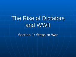 WW2 Dictators Presentation and Jotter Writing/Map activity | Teaching ...