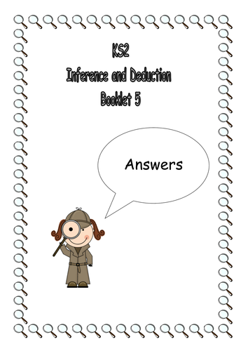 KS2 Inference and Deduction Booklet 5 | Teaching Resources